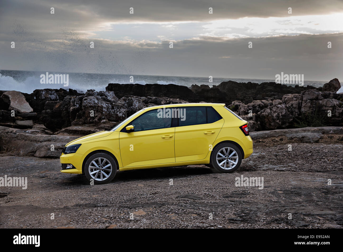 Third generation of Skoda Fabia was tested by journalists during ...