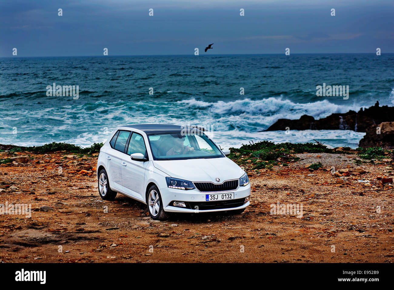 Third generation of Skoda Fabia was tested by journalists during ...