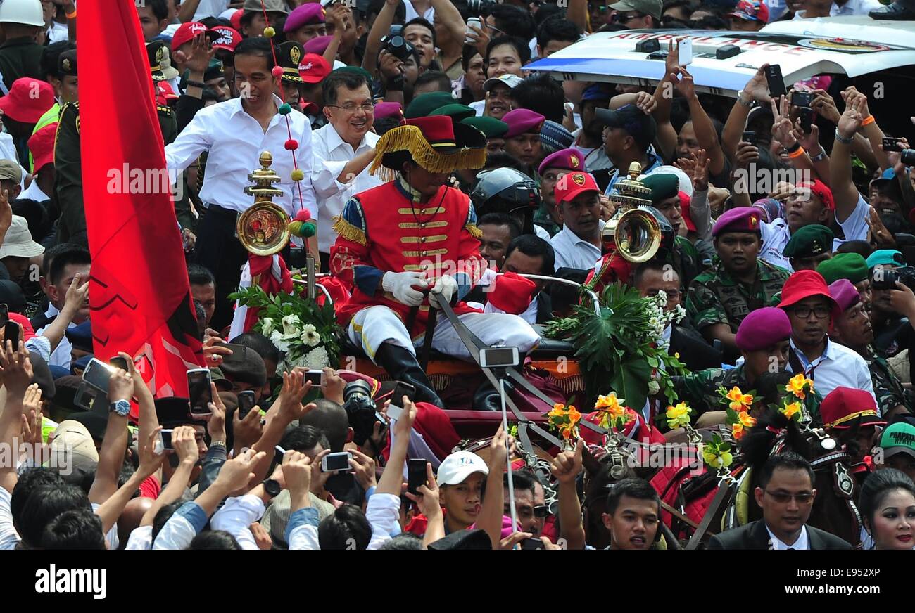 Jakarta, Indonesia. 20th Oct, 2014. Indonesian new President Joko ...