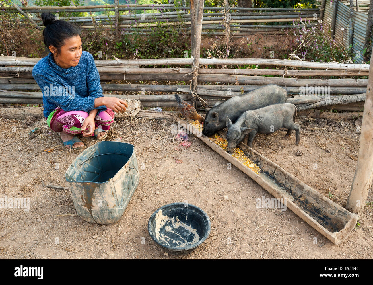 Lahu tribe farmer from northern hi-res stock photography and images - Alamy