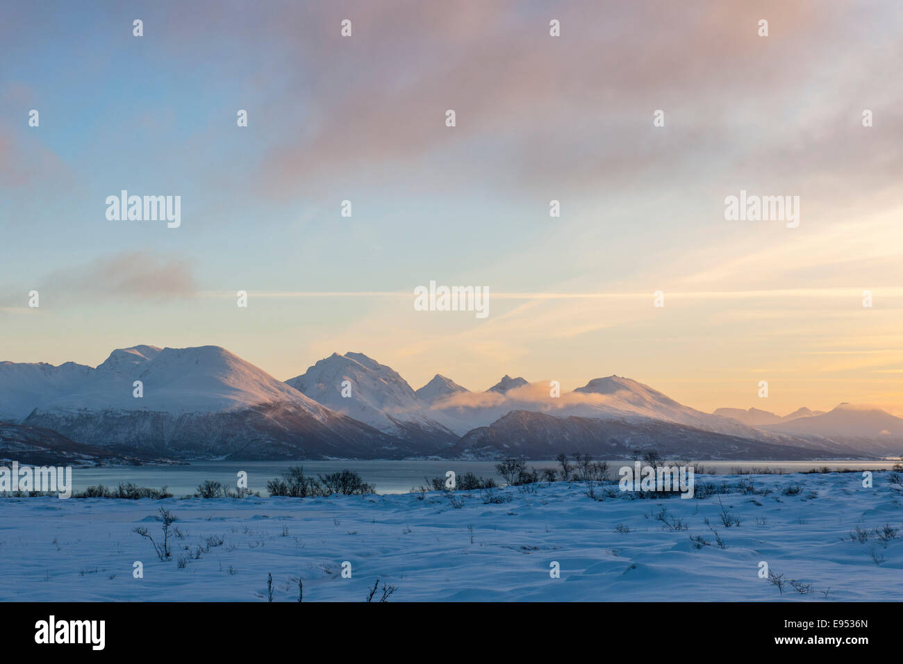 Landscape at Tromso, Troms, Norway Stock Photo - Alamy
