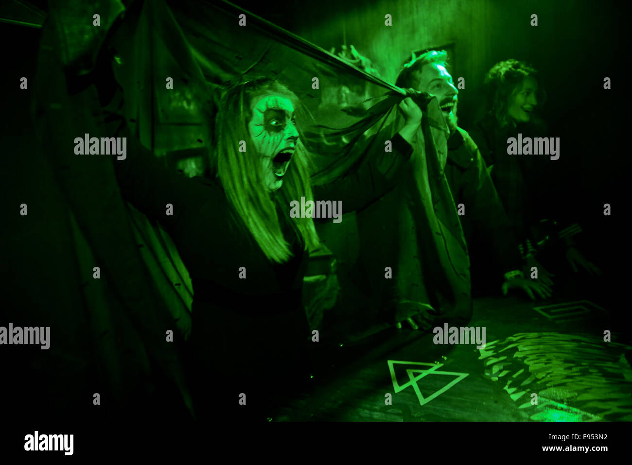 Over, Gloucester, UK. 20th Oct, 2014. Frightmare at Over Farm ...