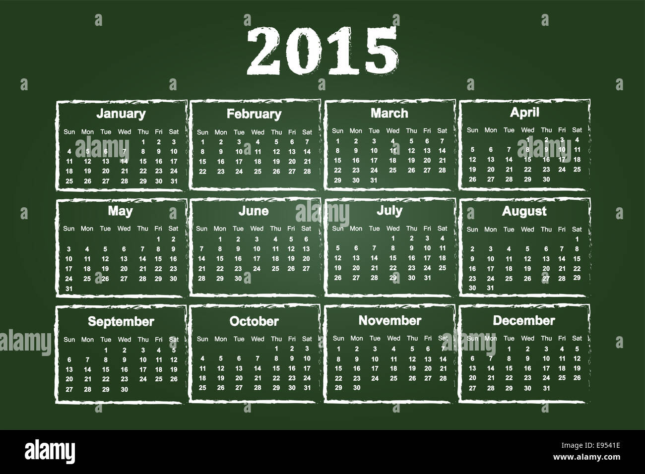 2015 chalk on the hi-res stock photography and images - Alamy