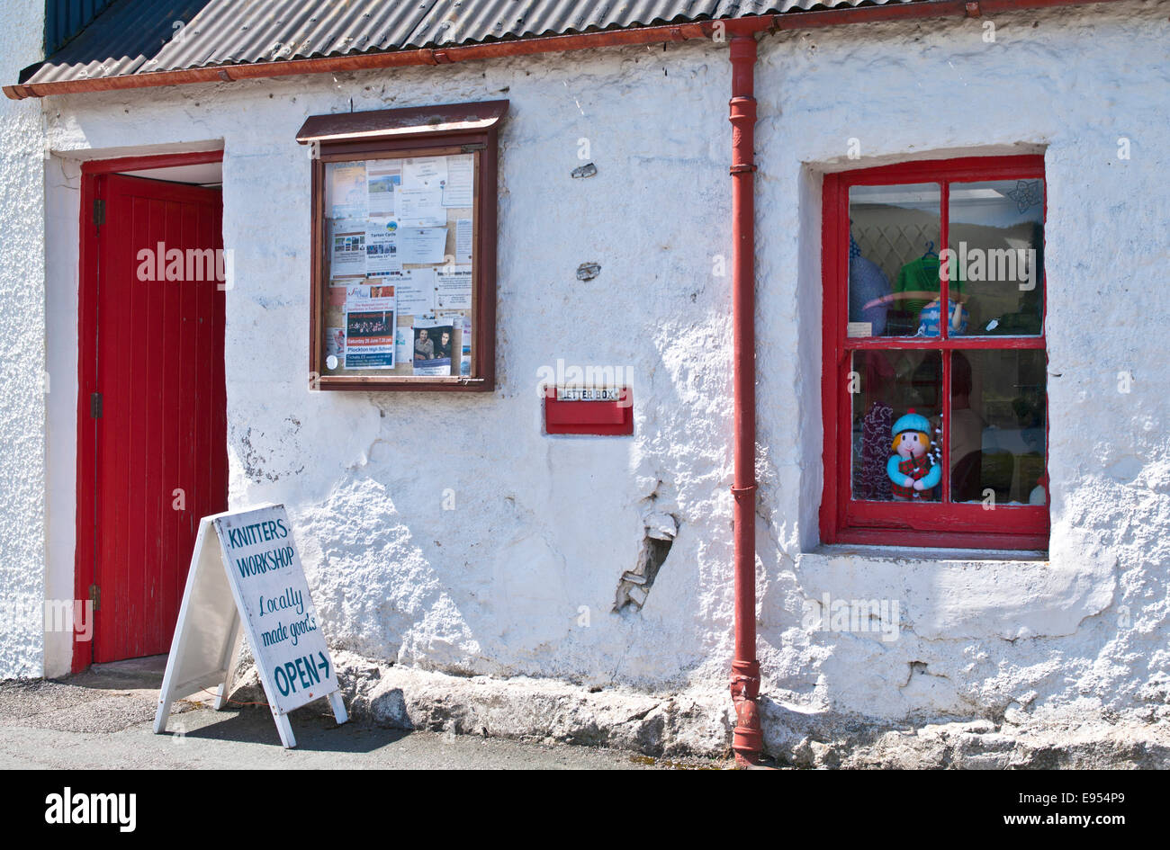 Small quaint shop on main street in Plockton village selling locally ...