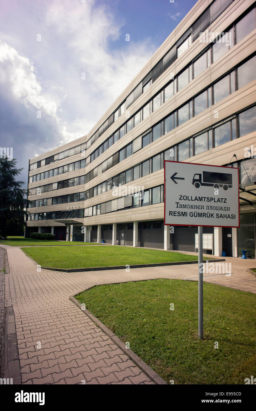 Main Customs Office, Frankfurt am Main, Hesse, Germany Stock Photo - Alamy