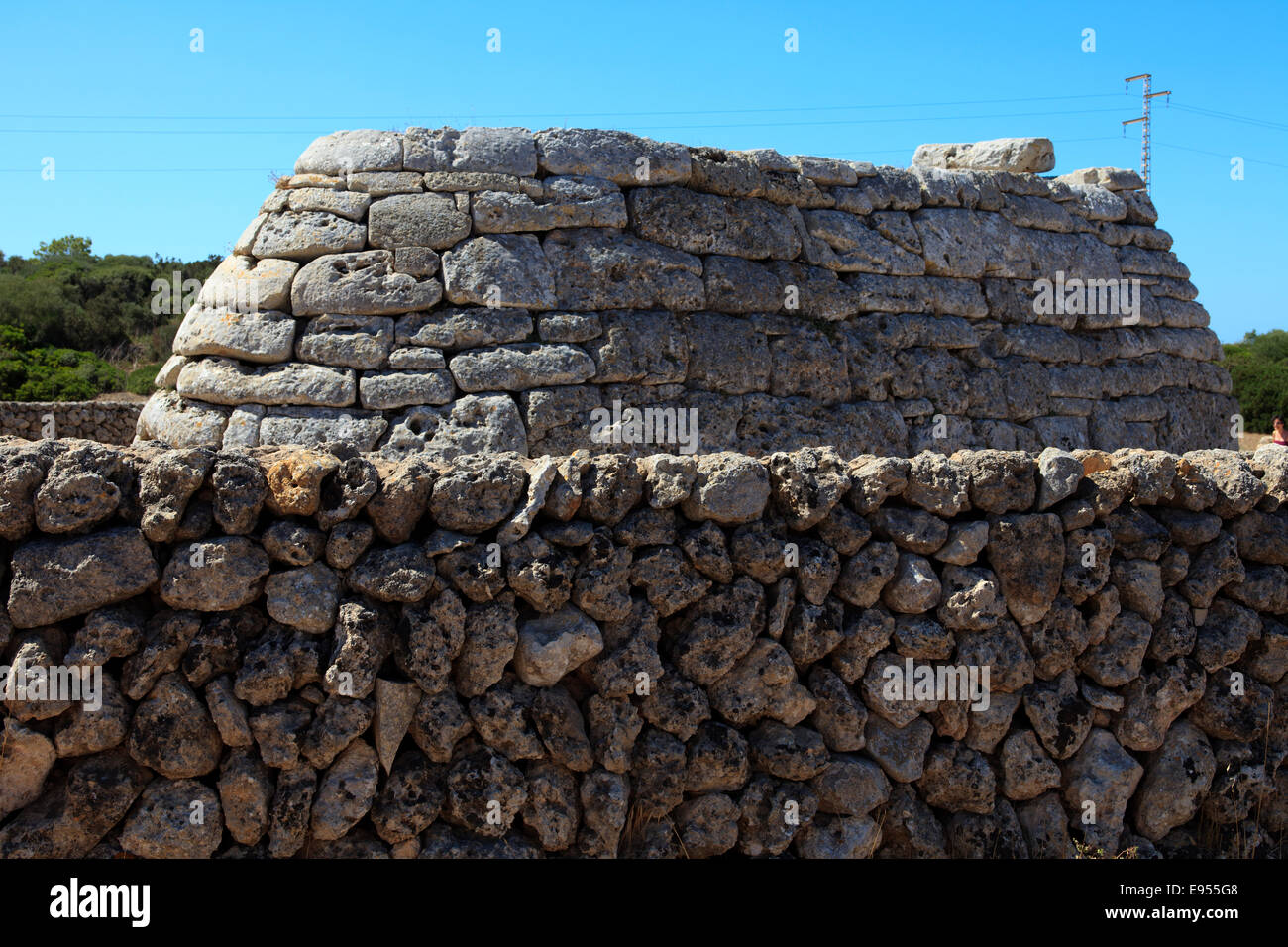 Naveta des Tudons Talaiot culture prehistoric burial site, Ciutadela ...