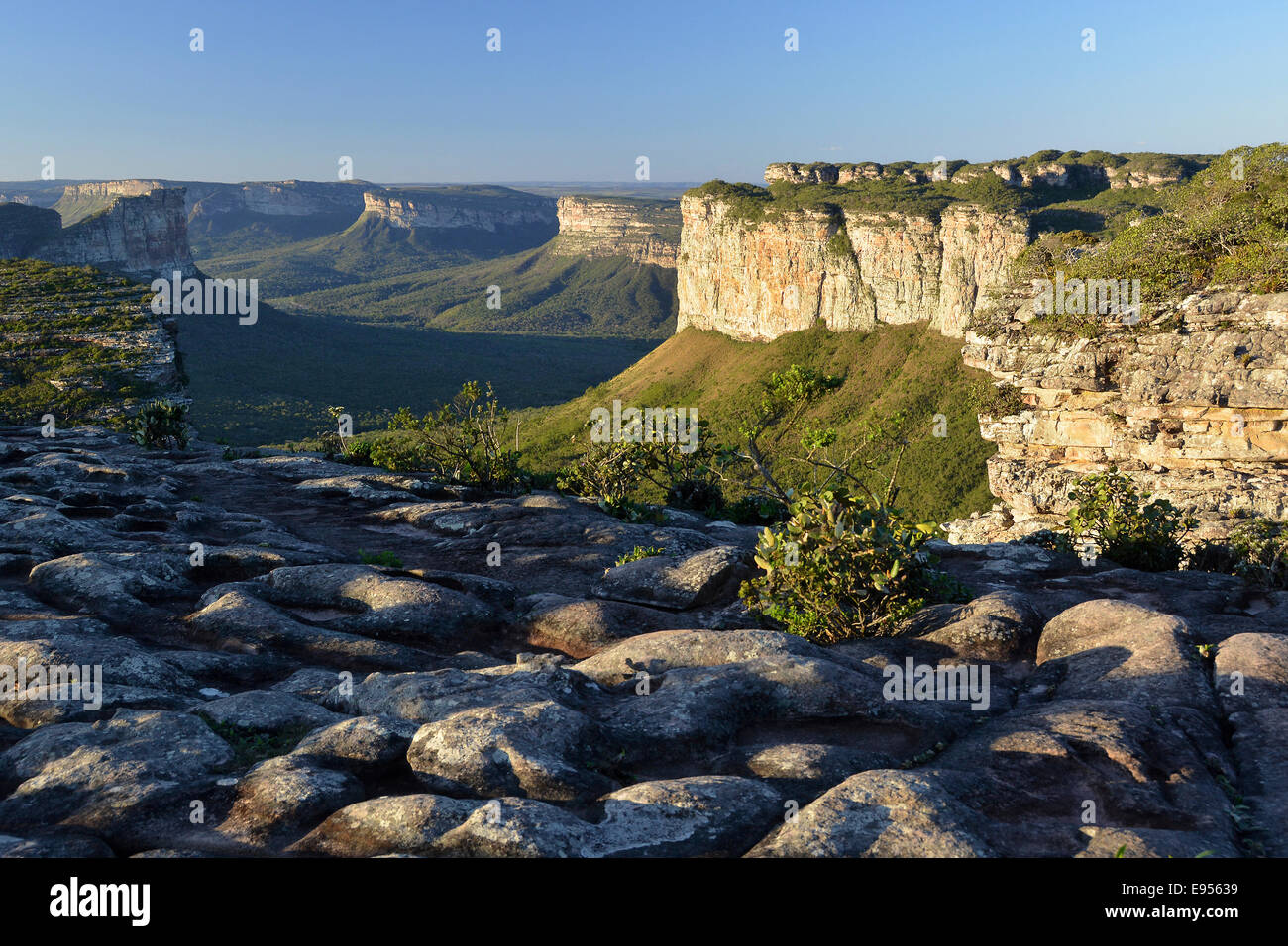 View from Table Mountain Pai Inacio, Chapada Diamantina, Lencois, Bahia ...