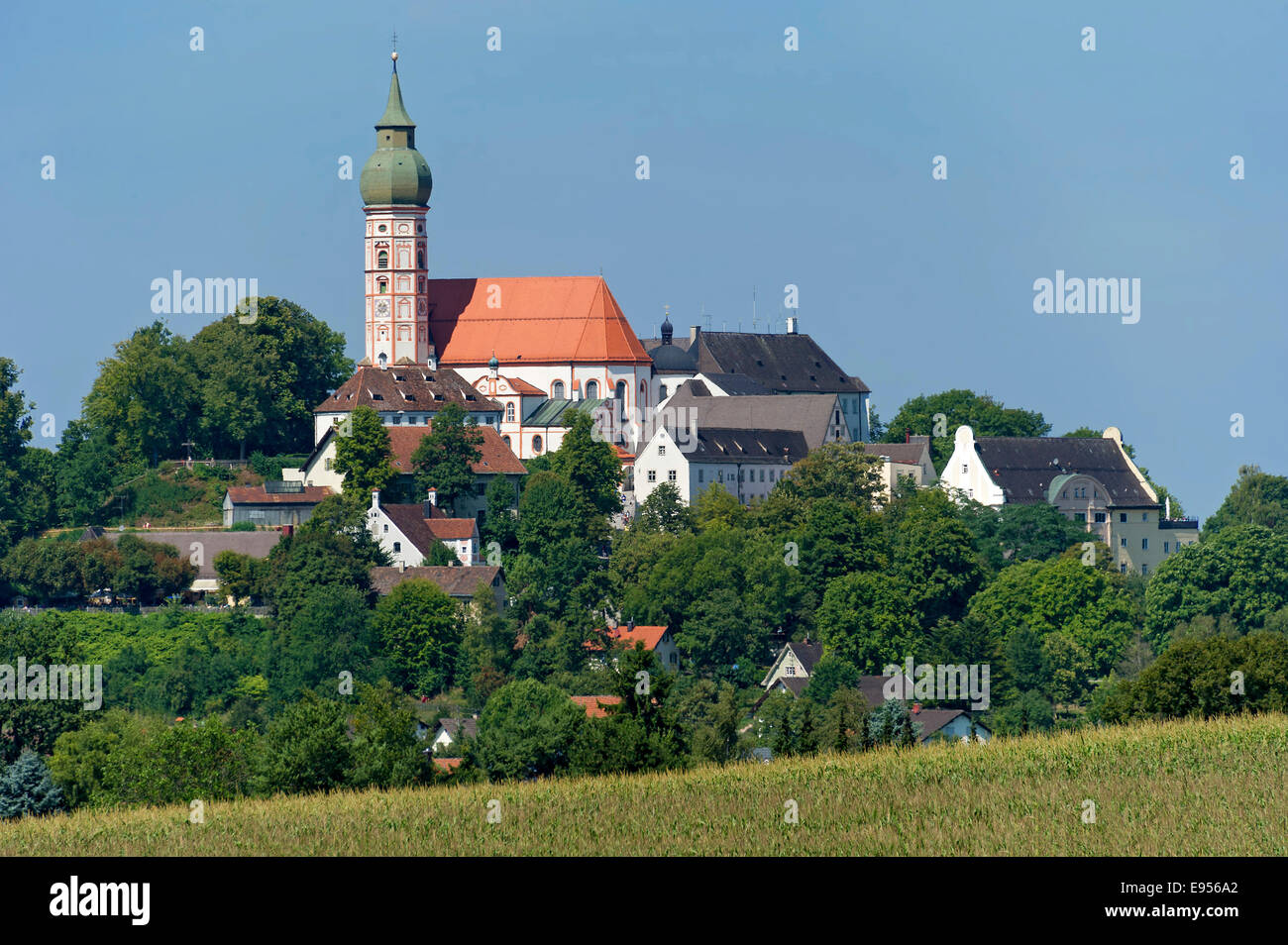 Klosterkirche Andechs monasterdy church, "holy mountain" of Kloster ...