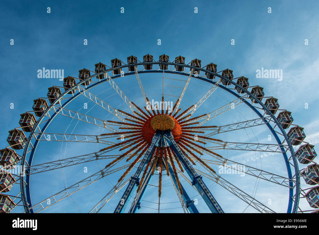 Ferris wheel, Oktoberfest, Munich, Upper Bavaria, Bavaria, Germany ...