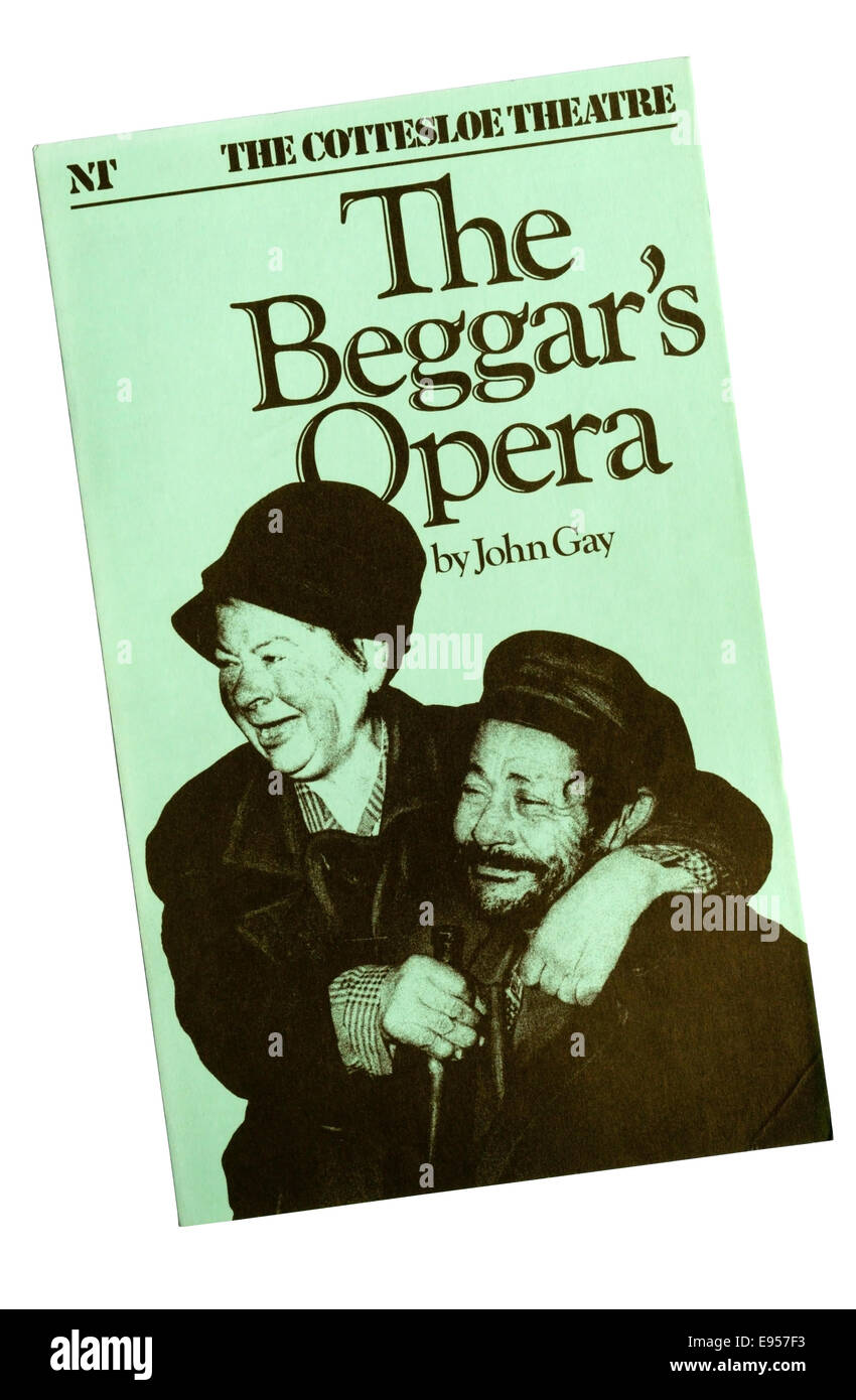 The beggar’s opera programme hi-res stock photography and images - Alamy