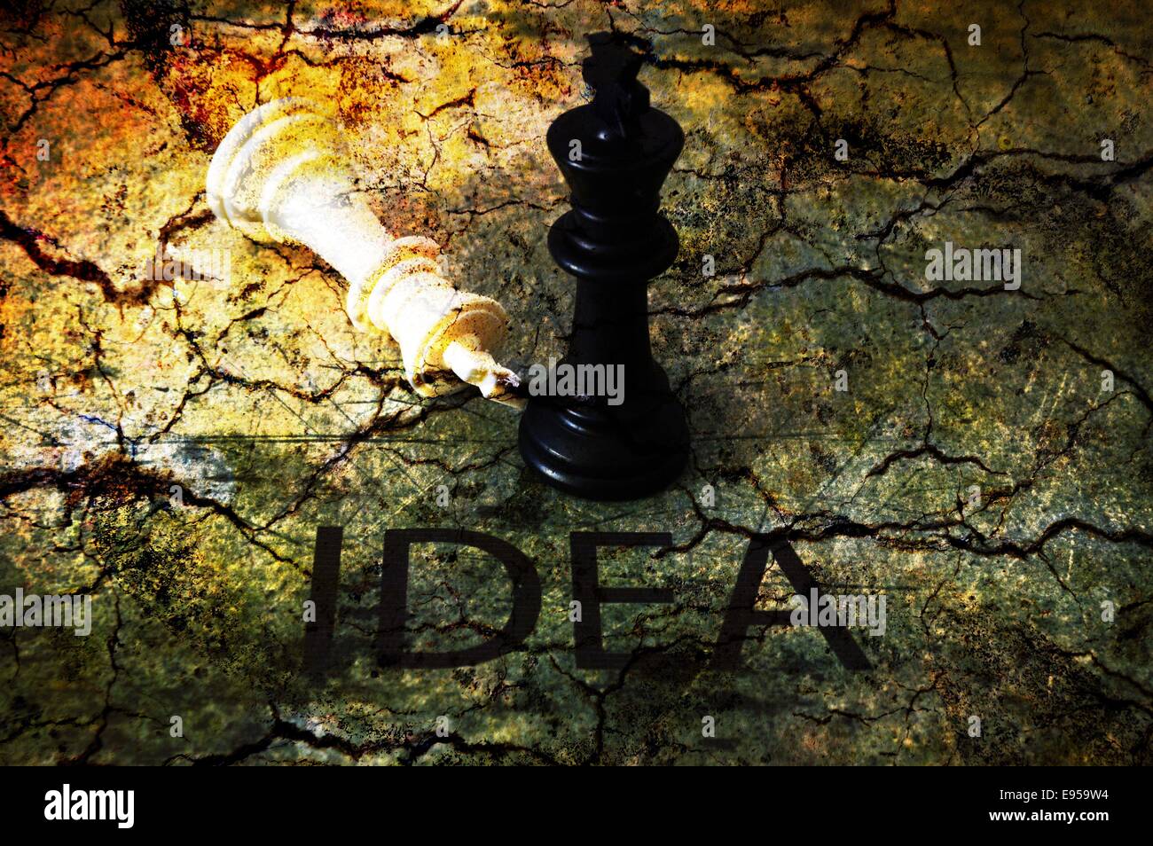 Chess and idea concept Stock Photo - Alamy