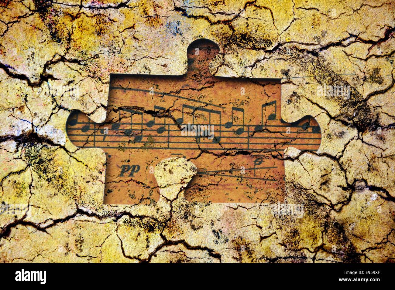 Music puzzle concept Stock Photo - Alamy