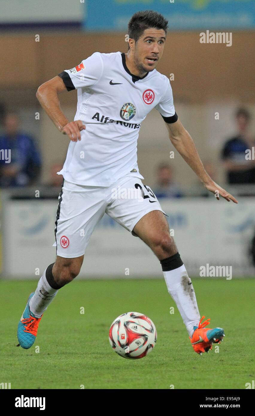 Paderborn, Germany. 19th Oct, 2014. Frankfurt's Slobodan Medojevic in ...