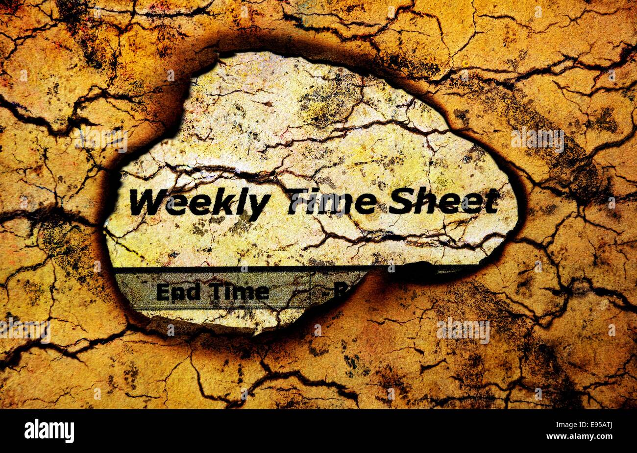 Weekly timesheet hi-res stock photography and images - Alamy