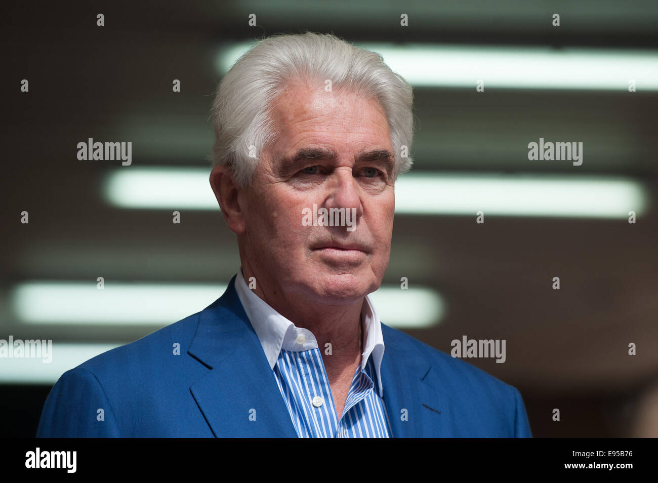 Publicist Max Clifford leaves Southwark Crown Court on the day when a ...