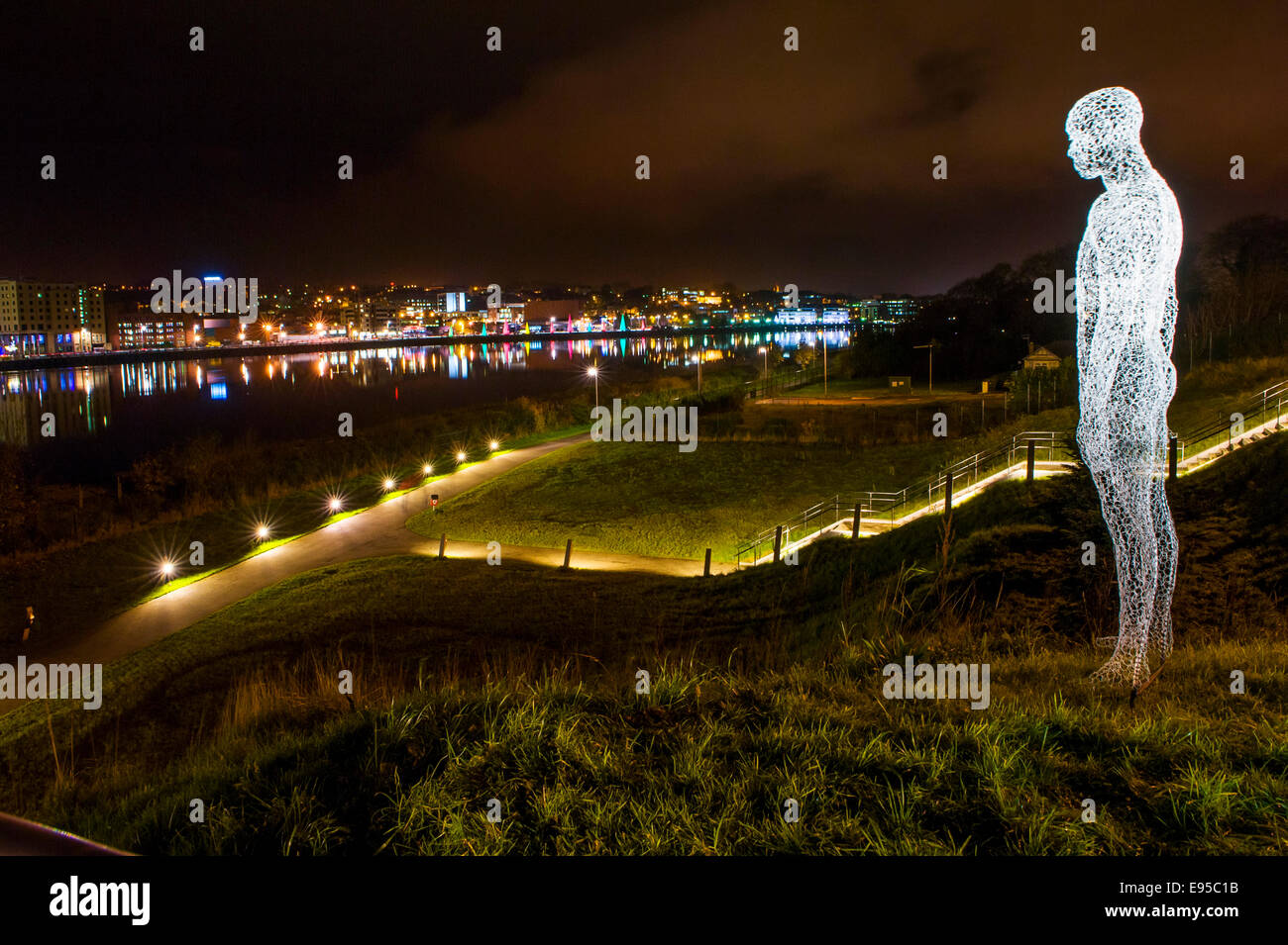 Lumiere, Derry ,Londonderry 2013, Northern Ireland Stock Photo - Alamy