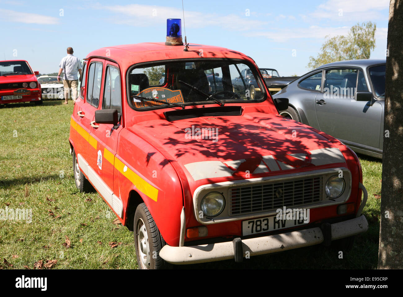 Renault fire brigade Stock Photo - Alamy