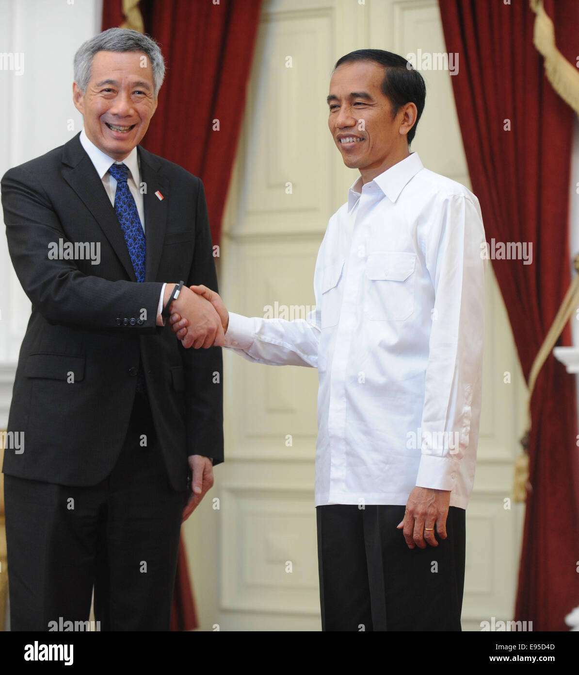 Jakarta, Indonesia. 20th Oct, 2014. Indonesian new President Joko ...