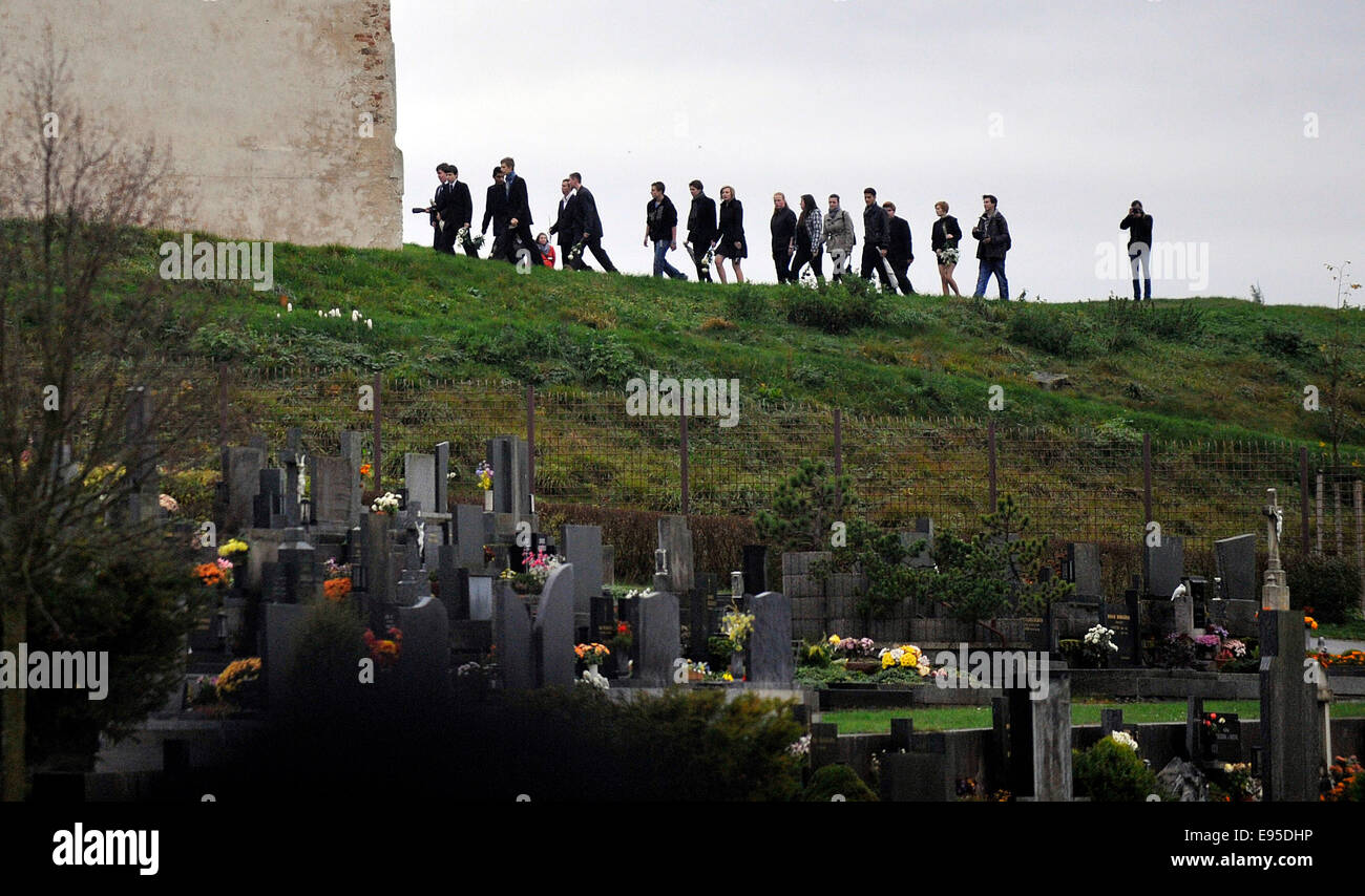 Zdar nad Sazavou, Czech Republic. 20th October, 2014. Several hundreds ...