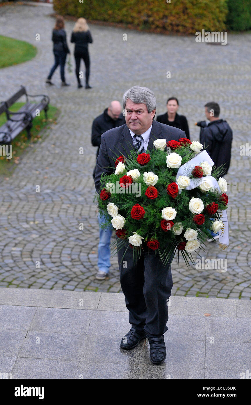 Zdar nad Sazavou, Czech Republic. 20th October, 2014. Several hundreds ...