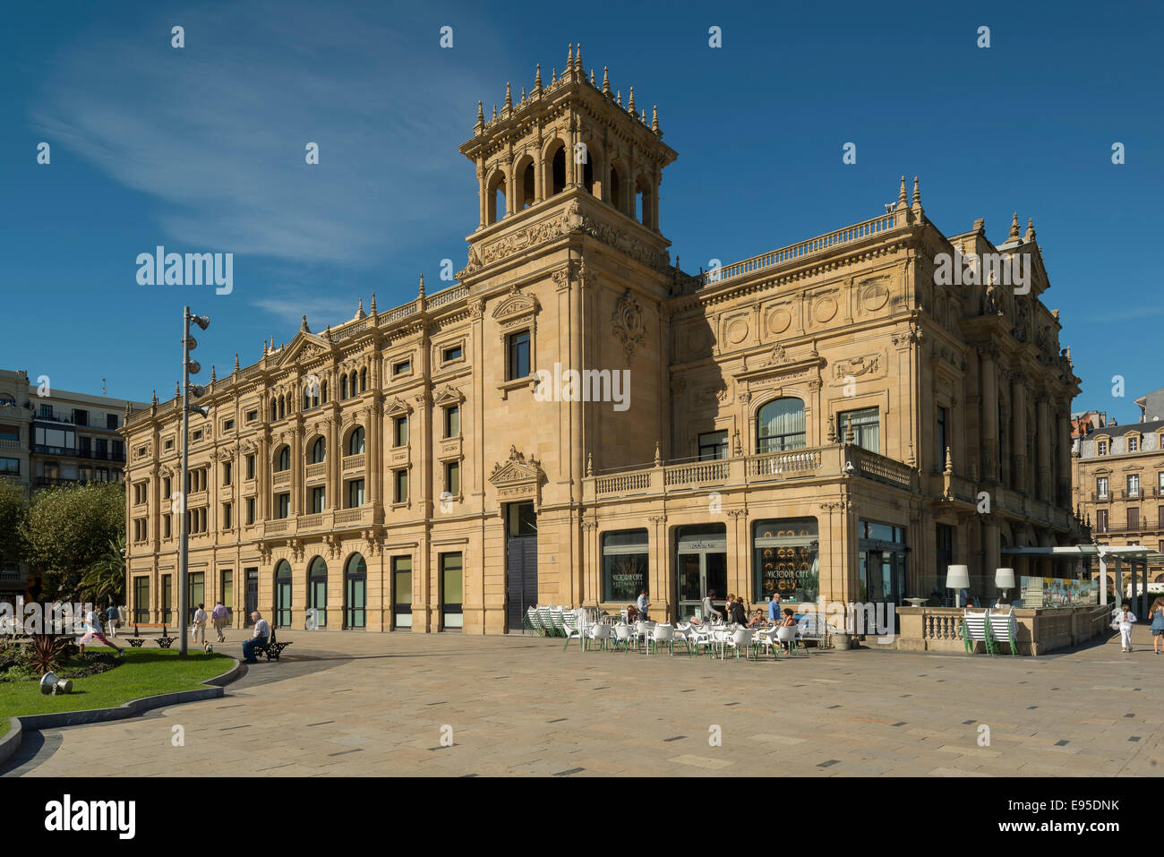 Theater Victoria Eugenia building, San Sebastian, Basque Country, Spain ...