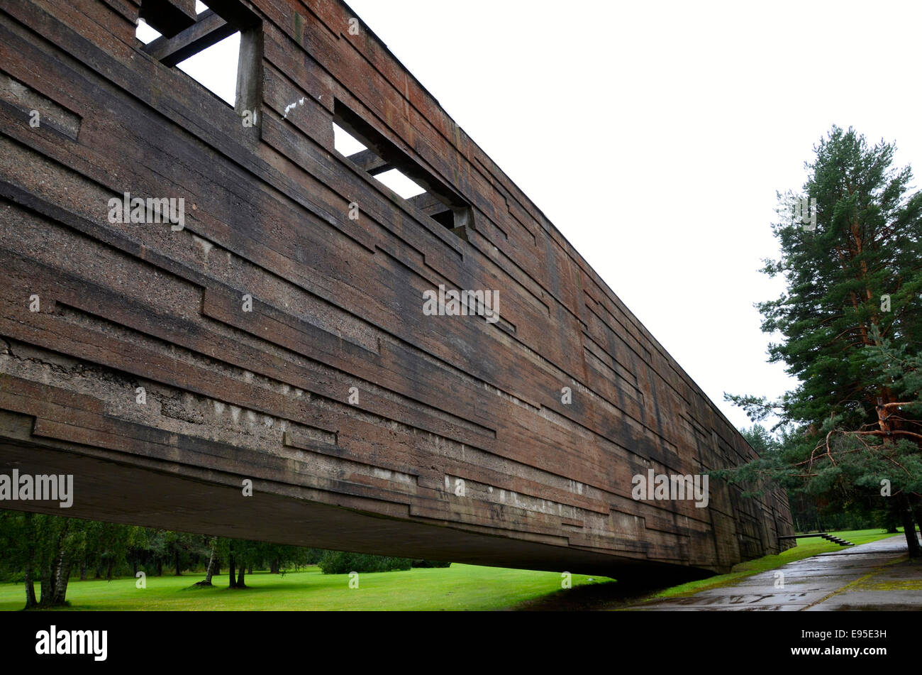 salaspils concentration camp memorial riga latvia Stock Photo - Alamy