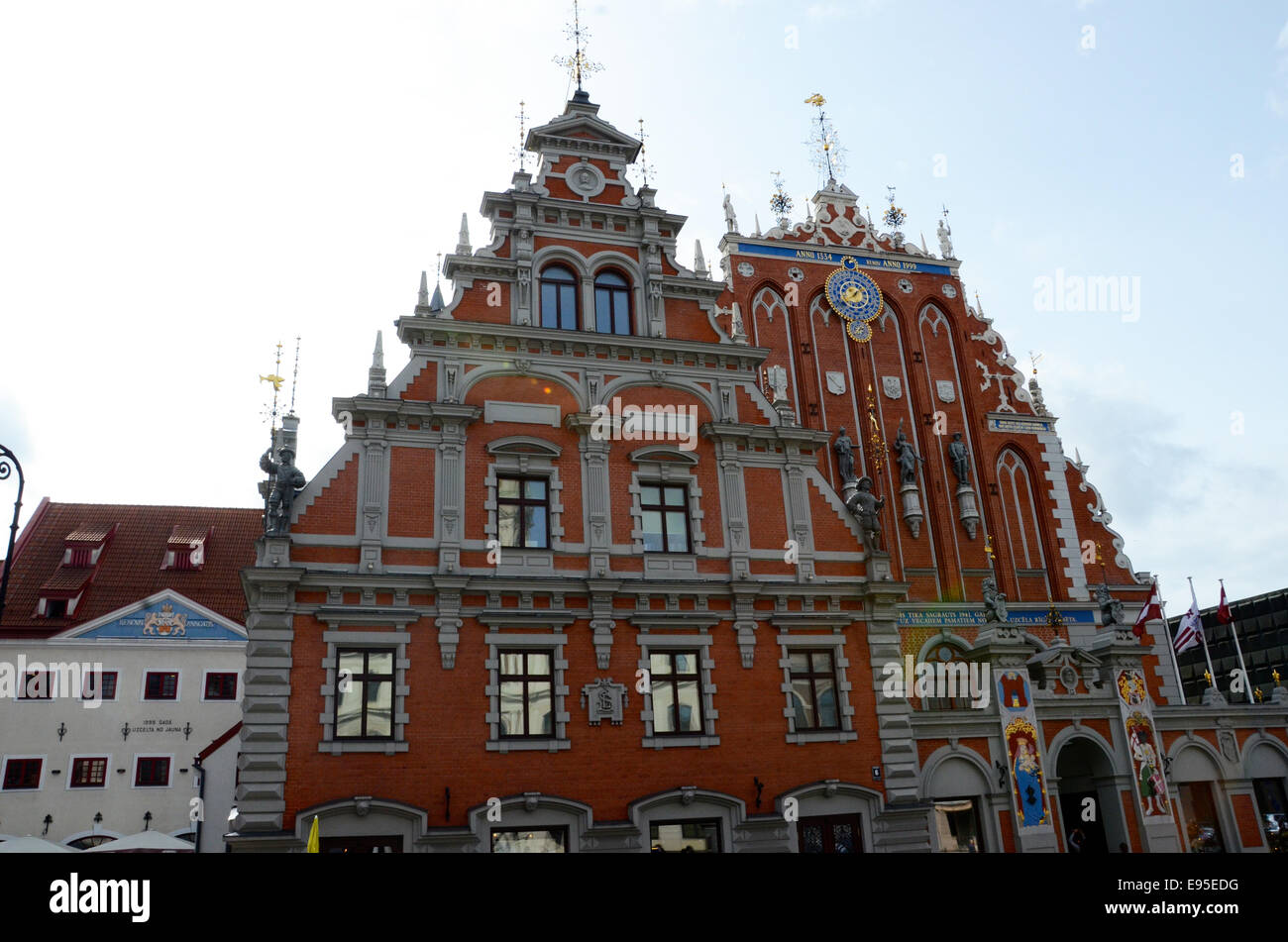 house of the blackheads riga latvia Stock Photo - Alamy