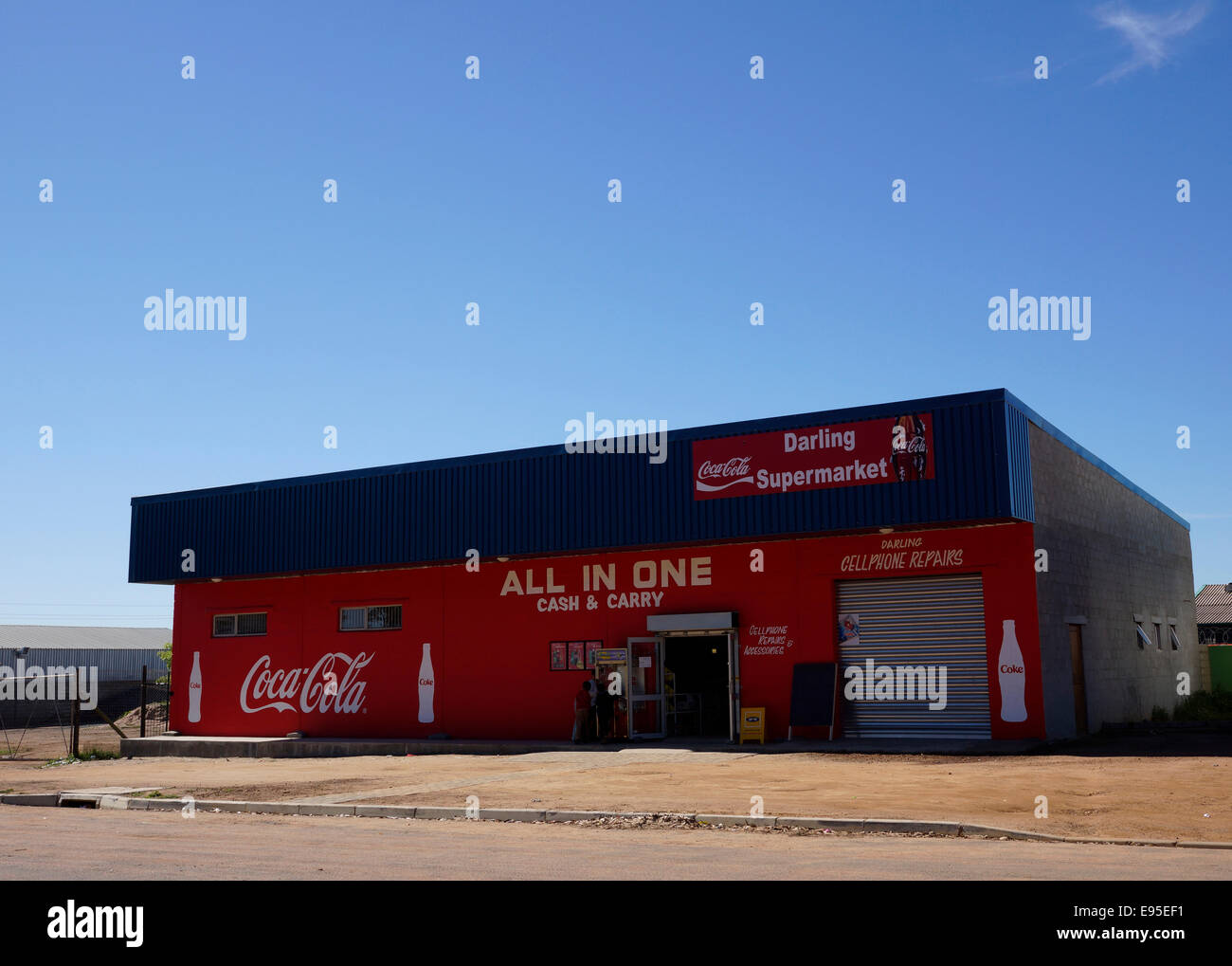 The Darling Supermarket in the small town of Darling, Western Cape ...