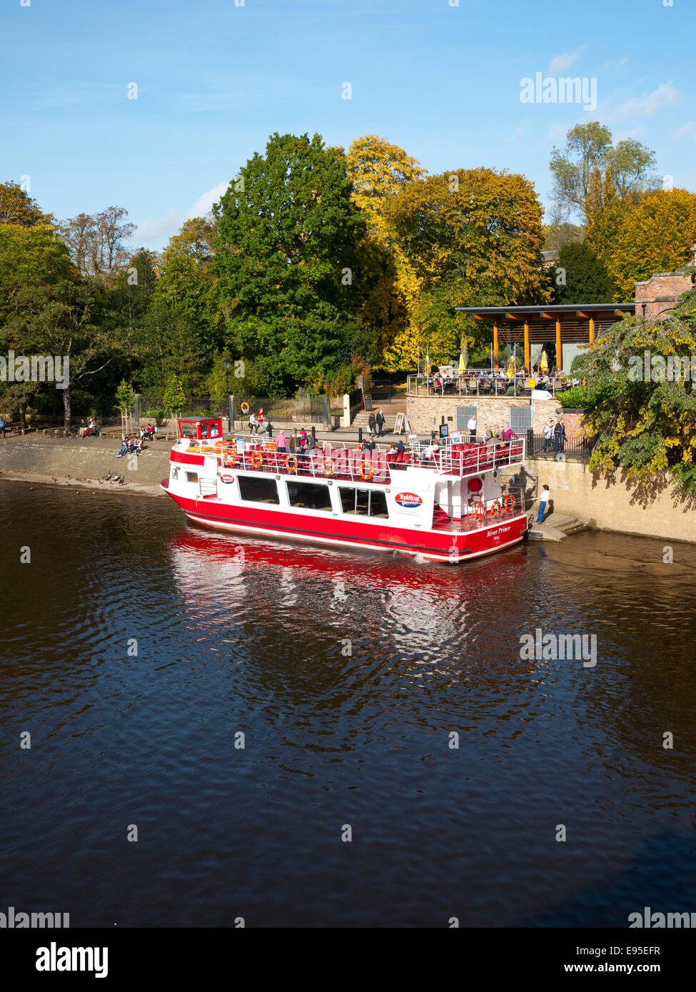 Pleasure boat on the river Ouse, York,England,UK Stock Photo - Alamy