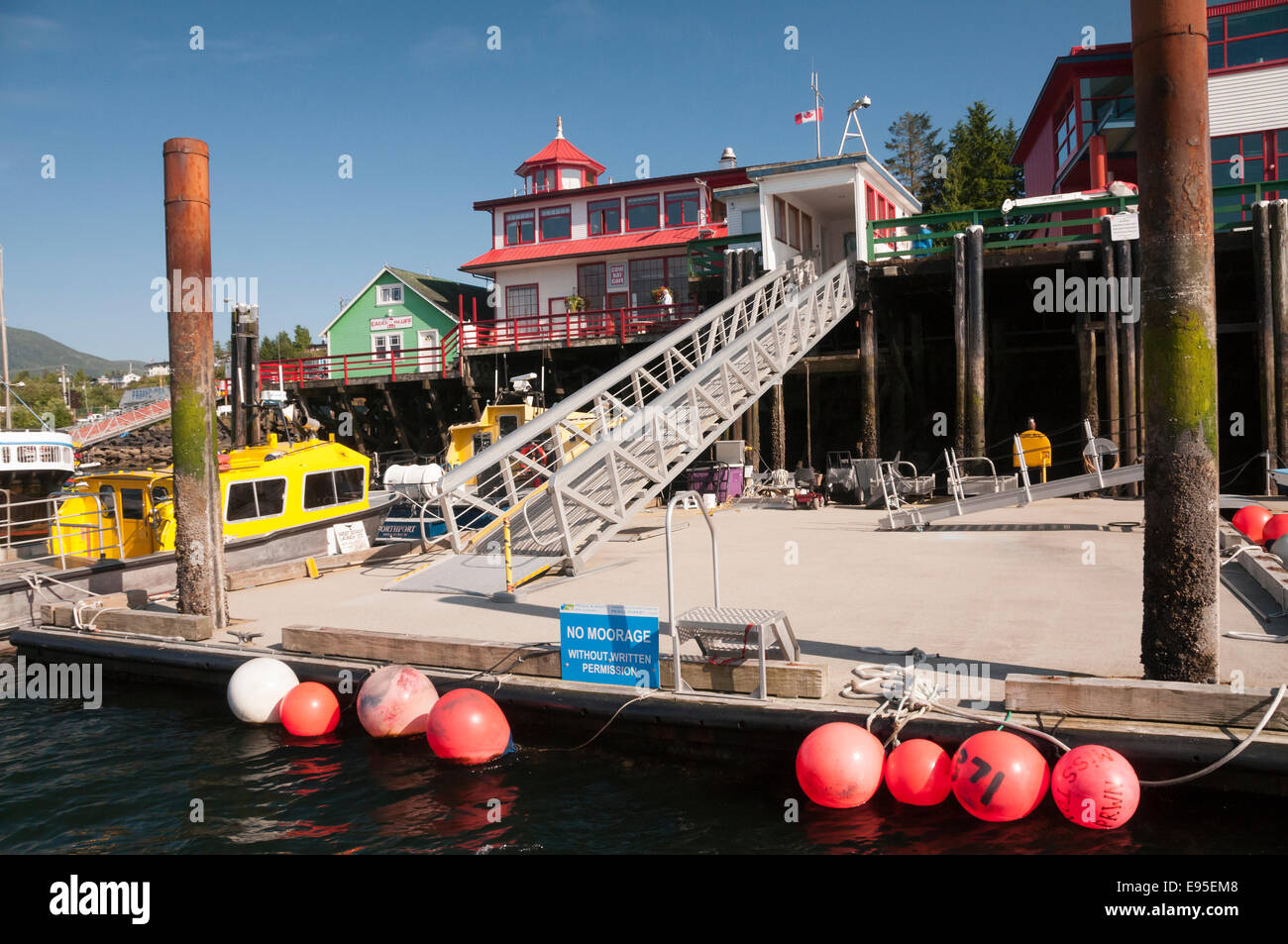 Moorage in Cow Bay, Prince Rupert, British Columbia, Canada Stock Photo ...