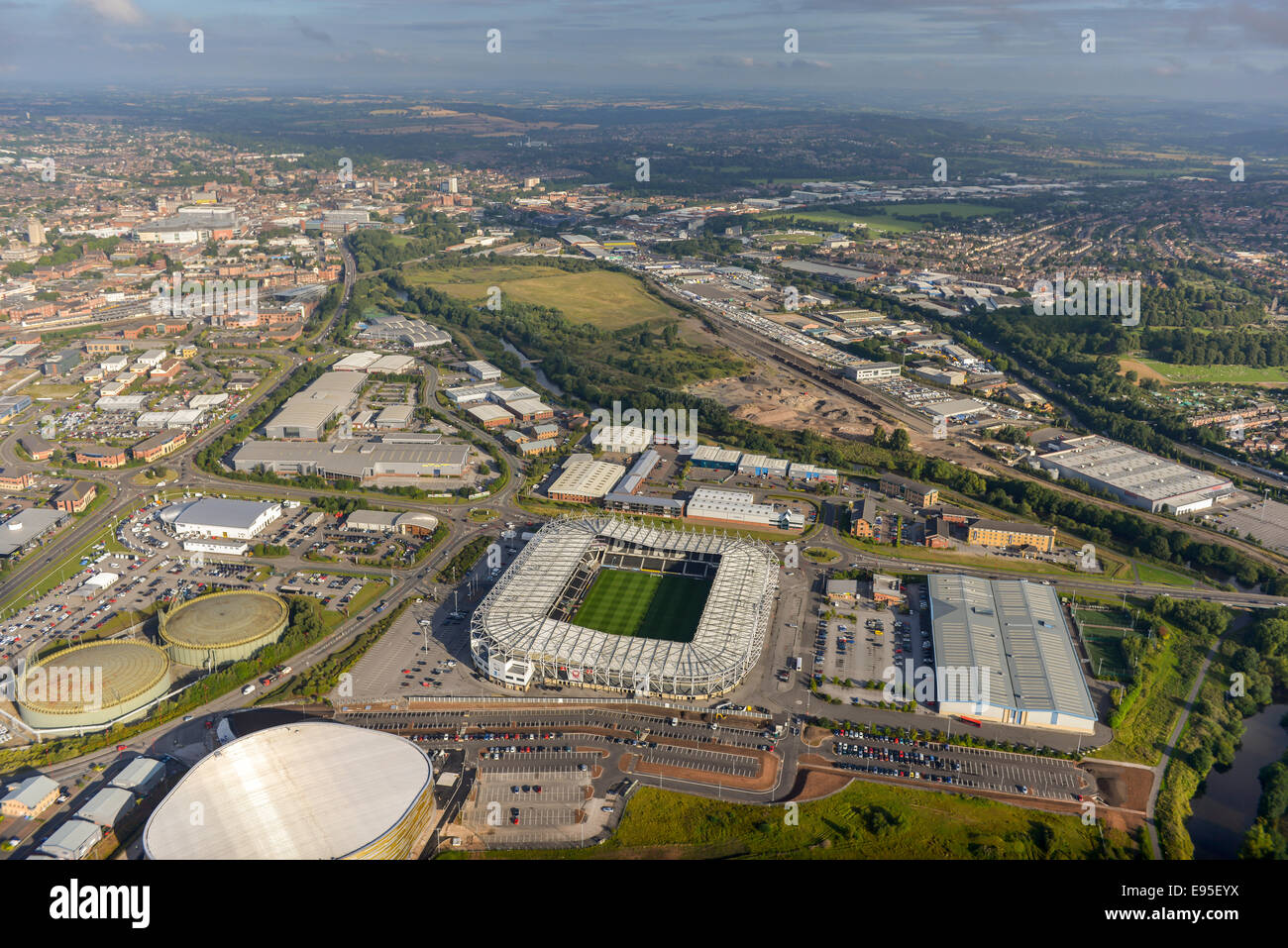 Aerial Derby High Resolution Stock Photography and Images - Alamy