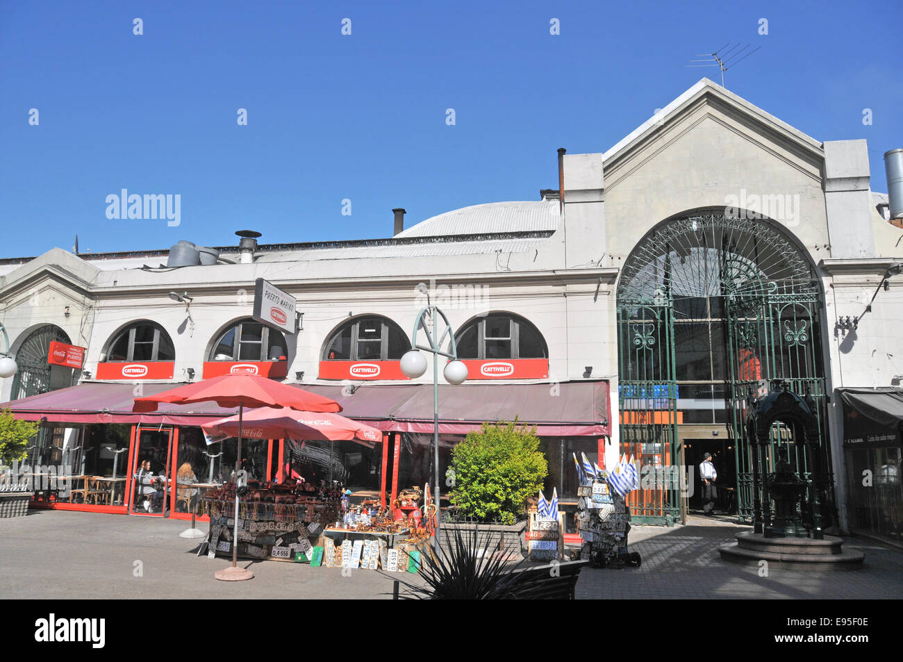 Port indoor market, Montevideo, Uruguay Stock Photo - Alamy