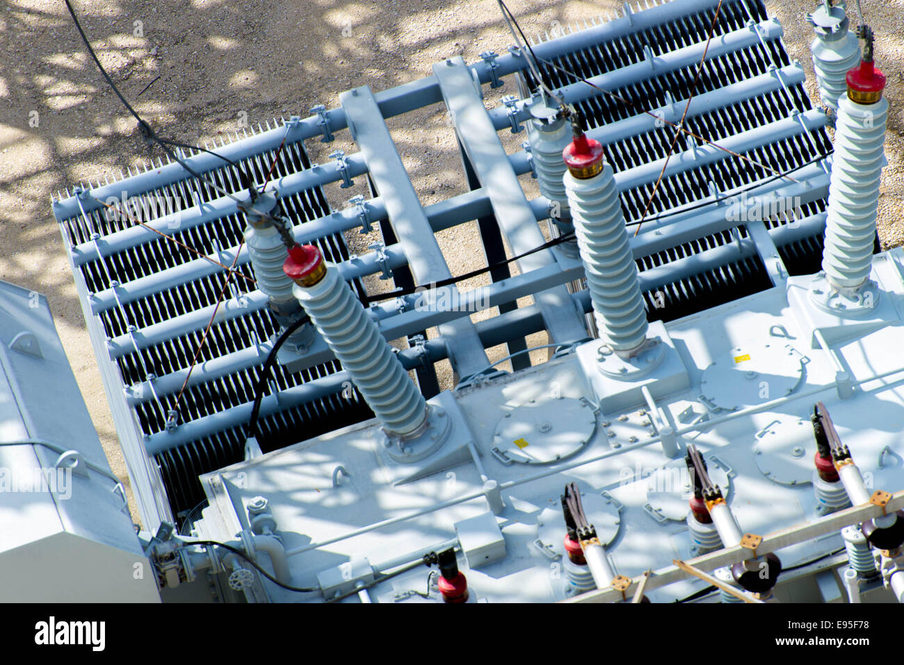 electrical power substation, transformers, insulators Stock Photo - Alamy