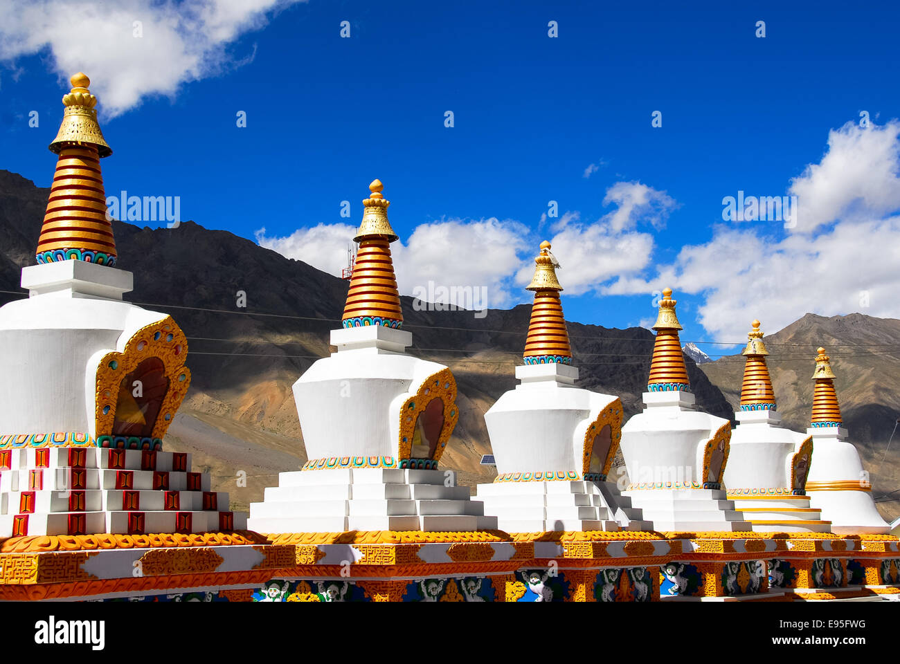 Buddhist stupa in spiti valley High Resolution Stock Photography and ...