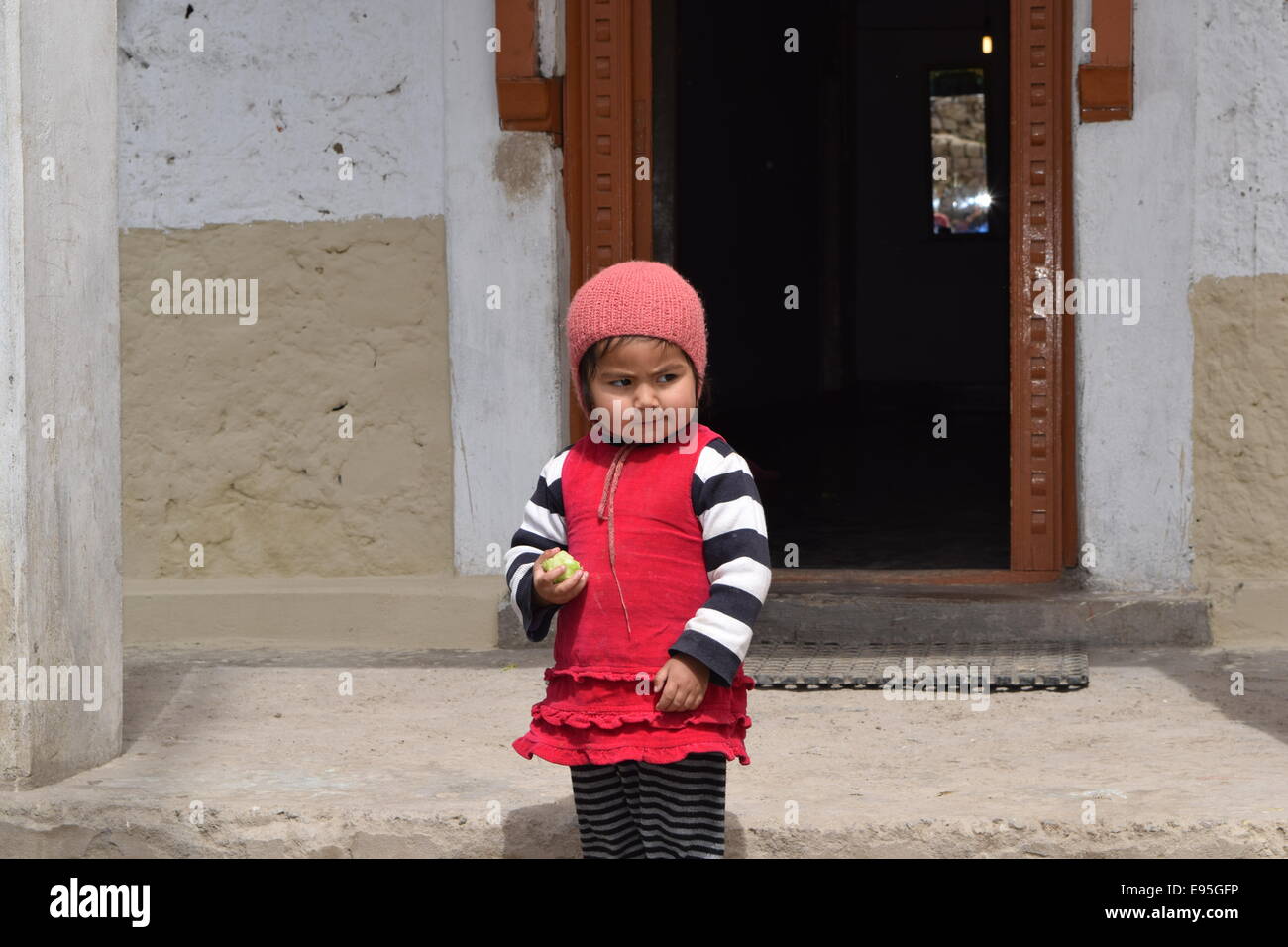 Little girl with cute and angry expressions Stock Photo - Alamy