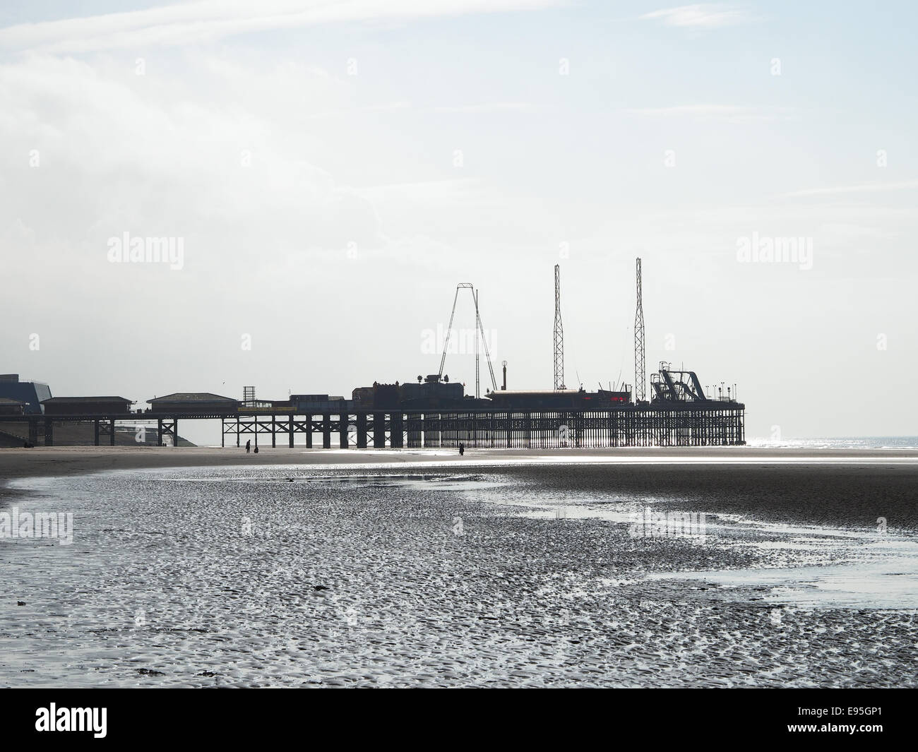 South Pier in Blackpool Stock Photo - Alamy