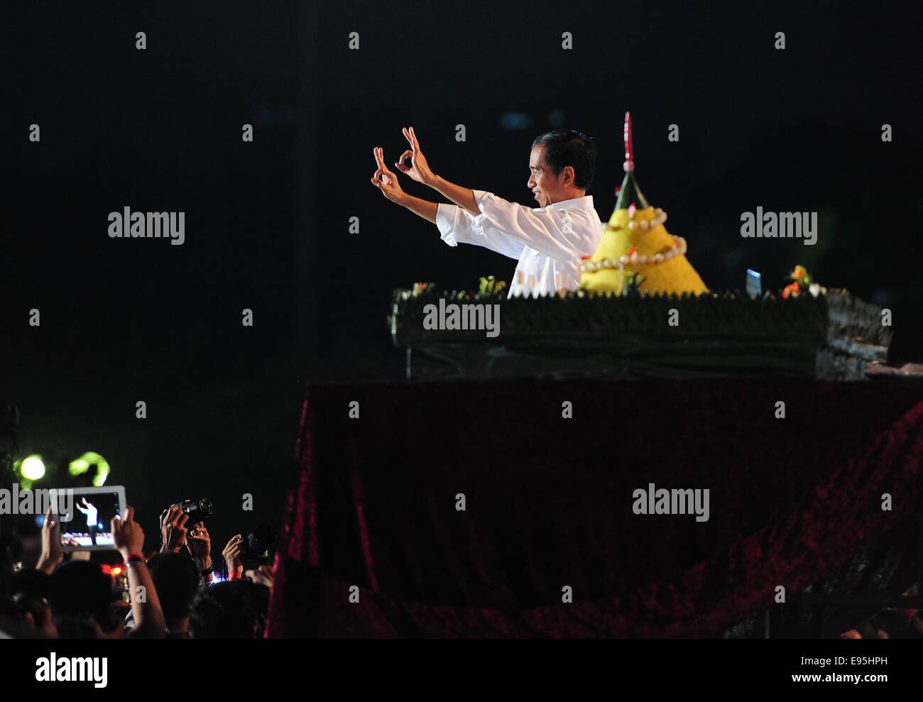 Jakarta, Indonesia. 20th Oct, 2014. Indonesian new President Joko ...