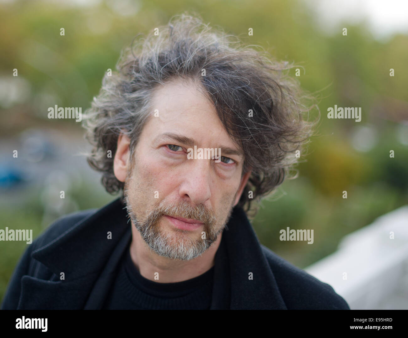 Hamburg, Germany. 20th Oct, 2014. The British fantasy writer Neil ...