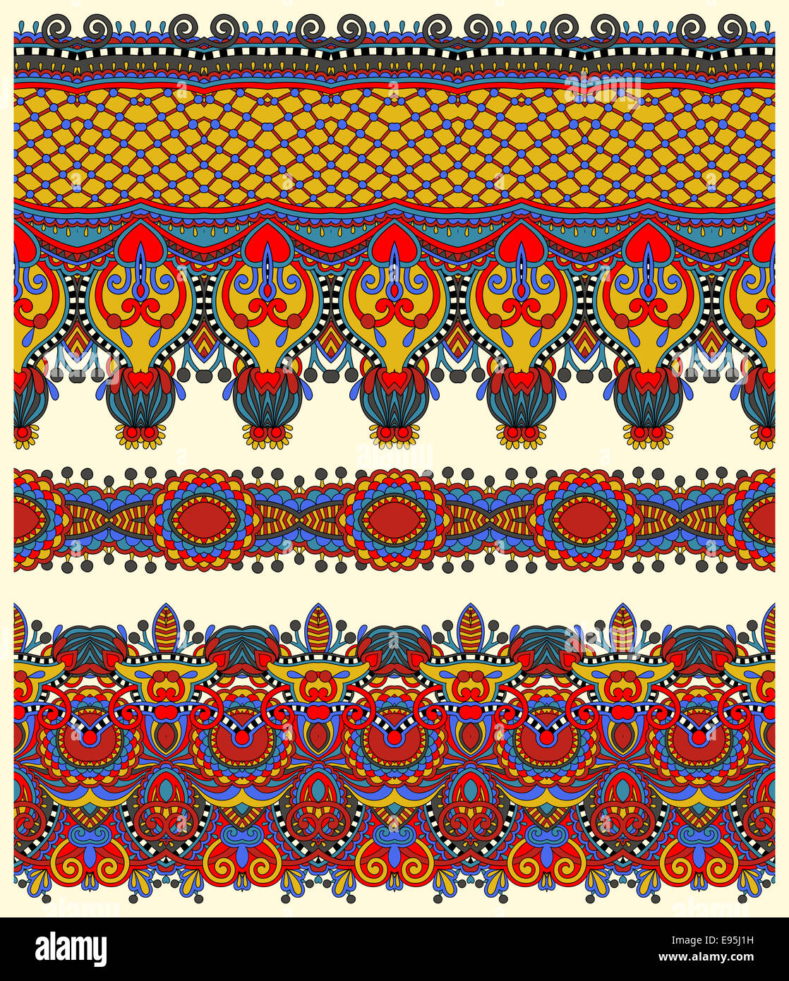 Seamless lace border hi-res stock photography and images - Alamy