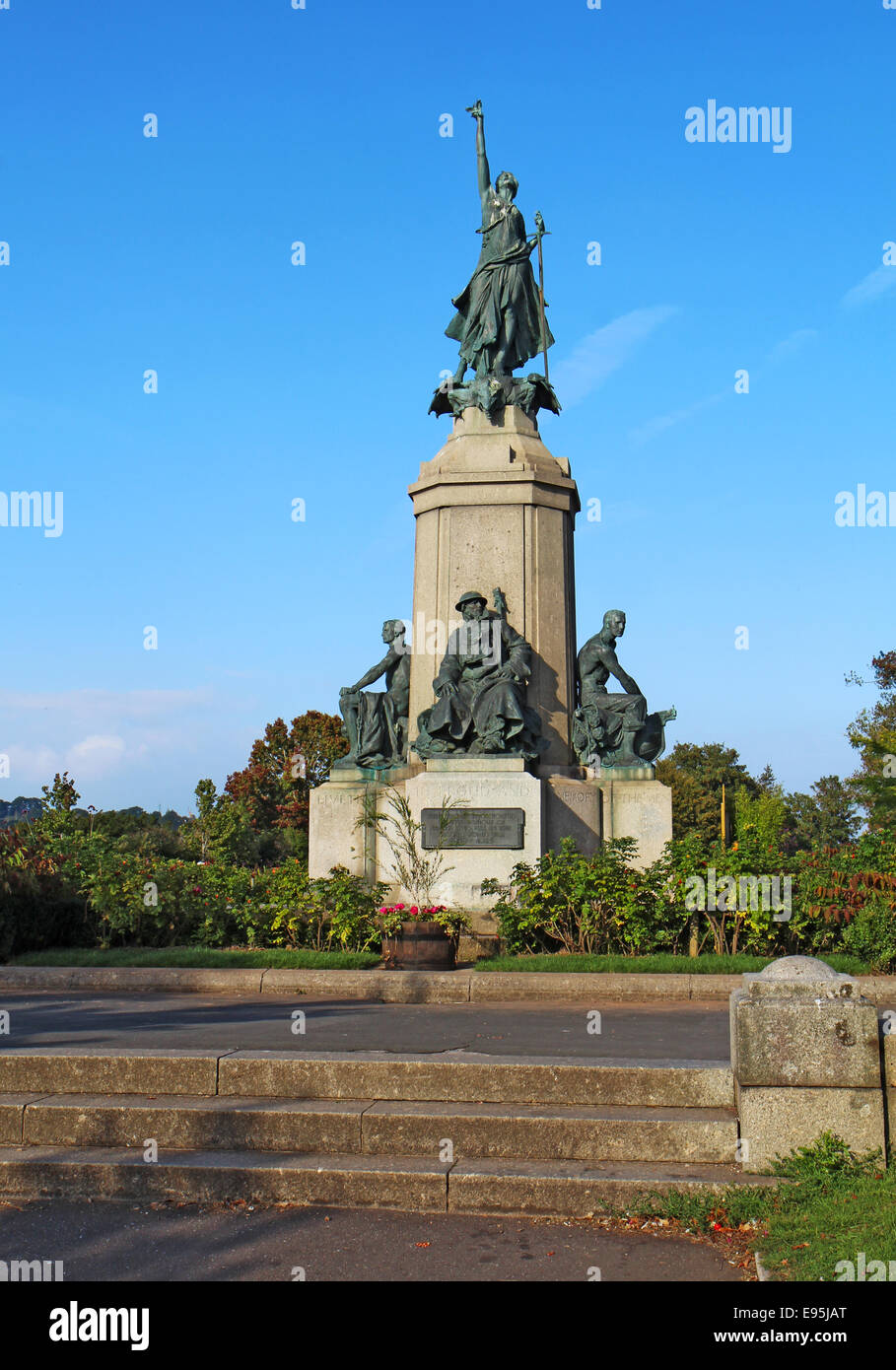 Exeter War Memorial in Northernhay Gardens, Devon, UK Stock Photo - Alamy