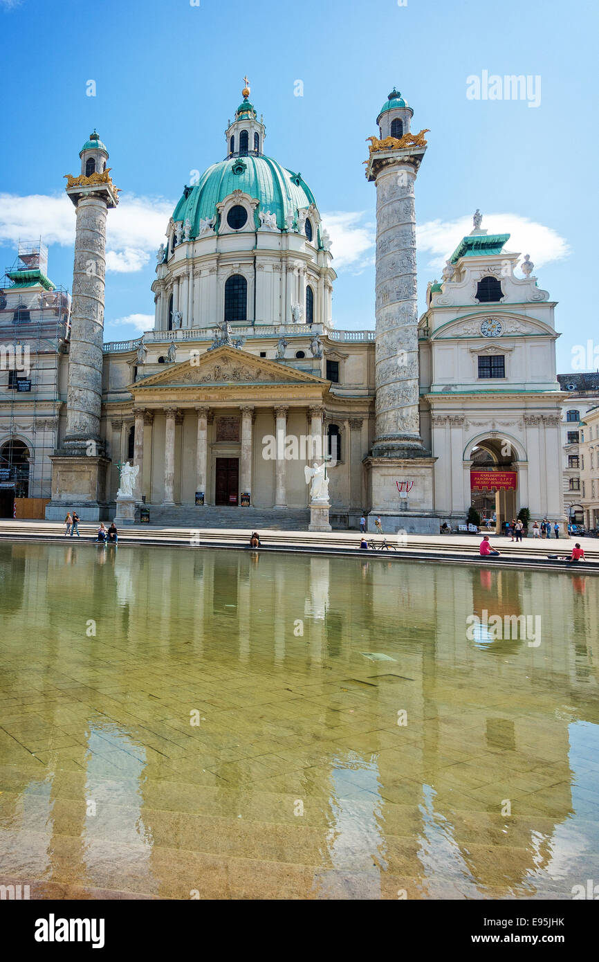 Karlskirche exterior hi-res stock photography and images - Alamy