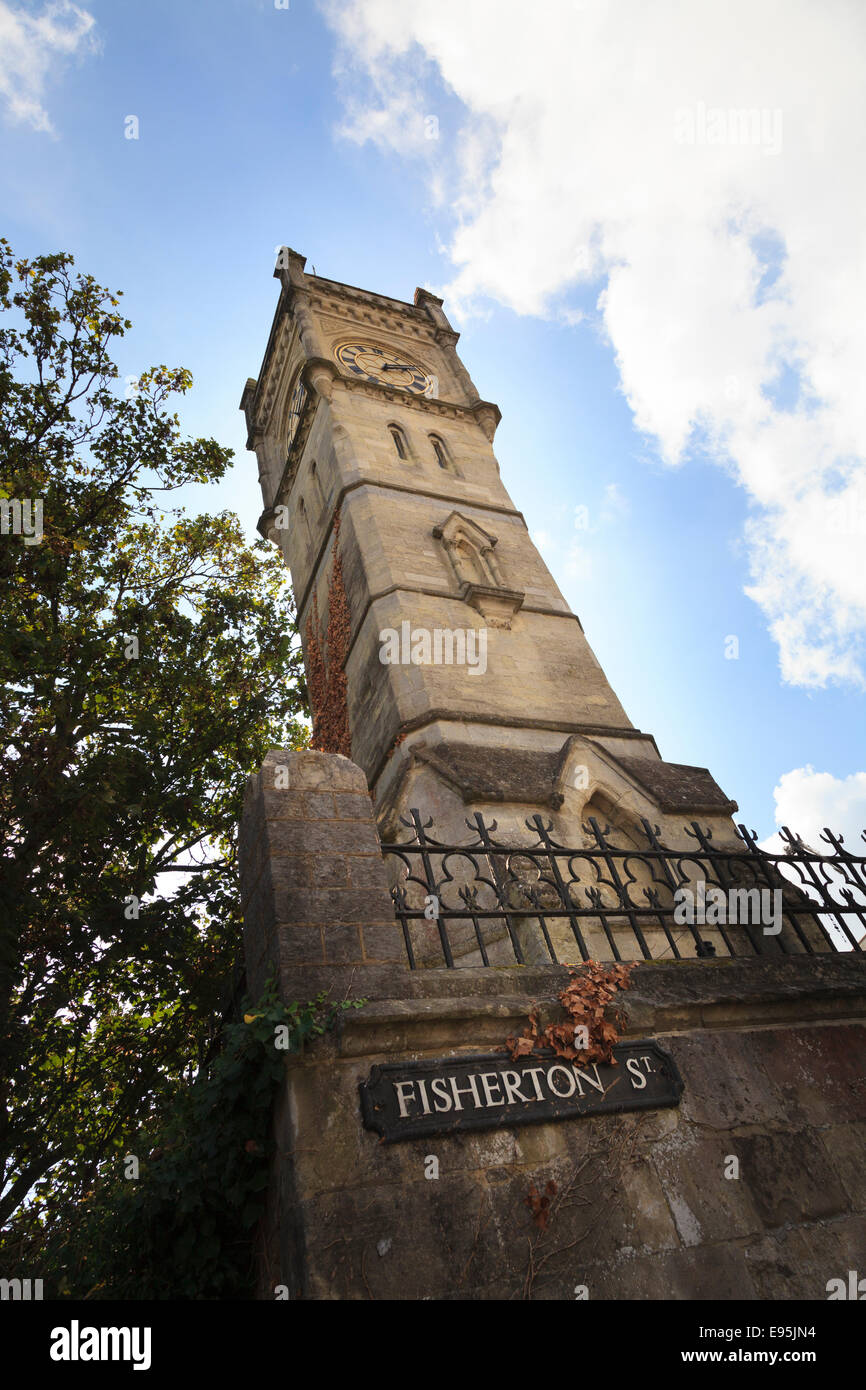 The Fisherton Street Clock tower nicknamed Little Ben built on the site ...