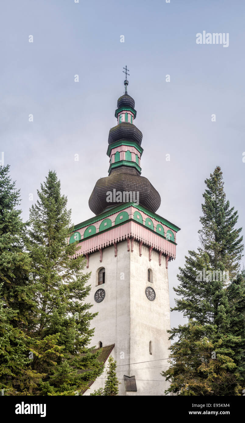 Church of St Catherine, Gothic style, in Handlova, Trencin Region ...