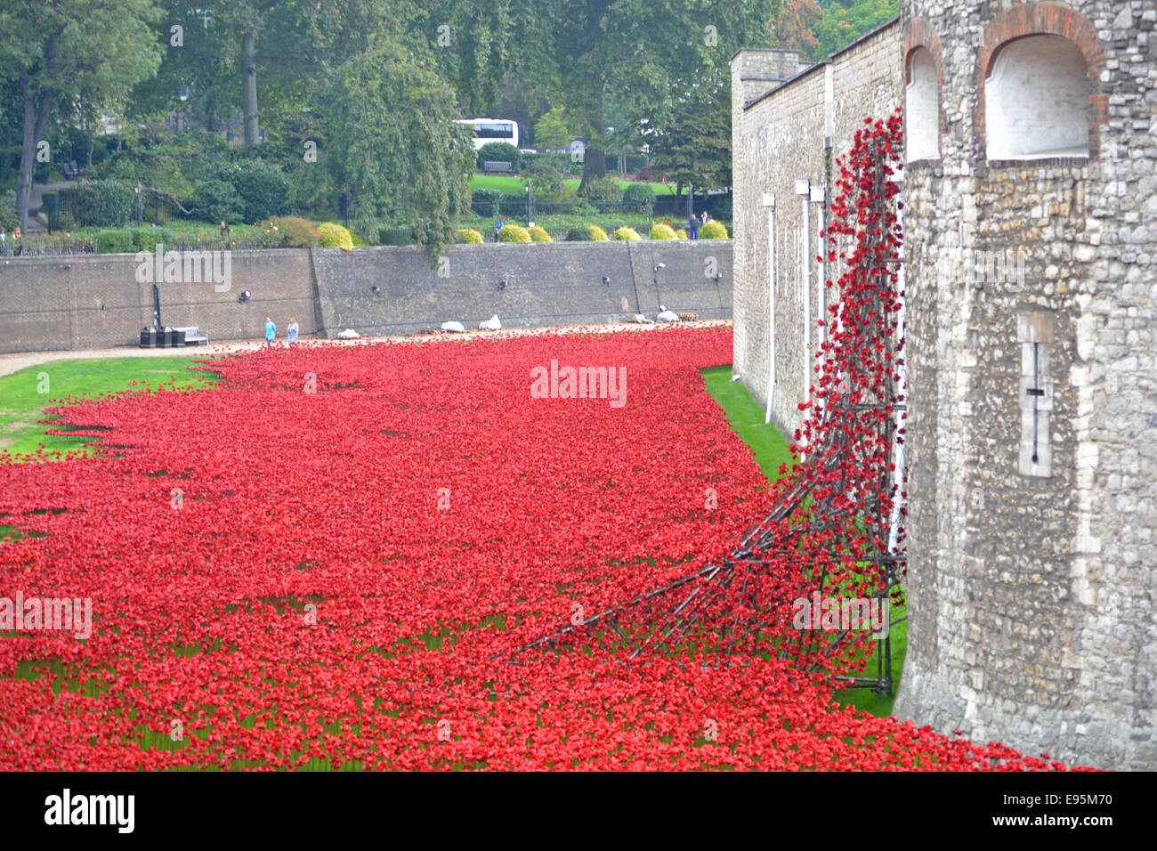 Poppy Tower Cascade Stock Photo - Alamy