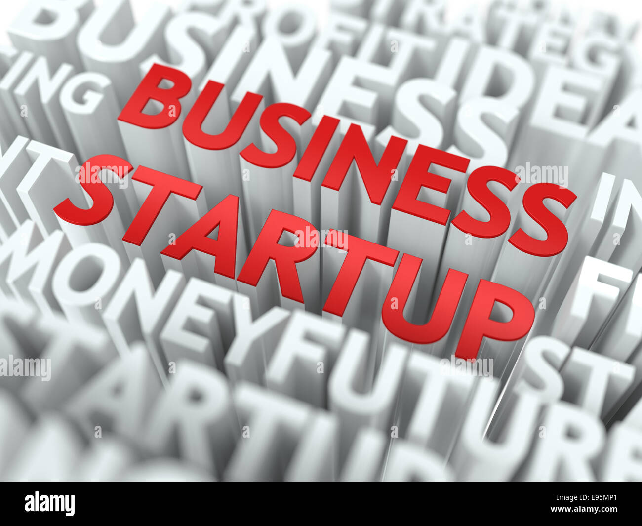 Business Startup - Wordcloud Concept Stock Photo - Alamy