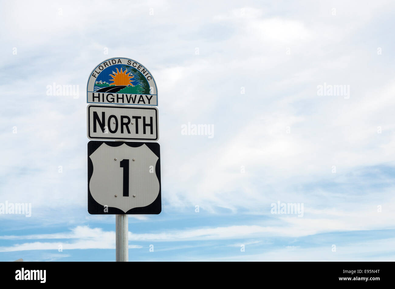 Florida scenic highway road sign hi-res stock photography and images ...