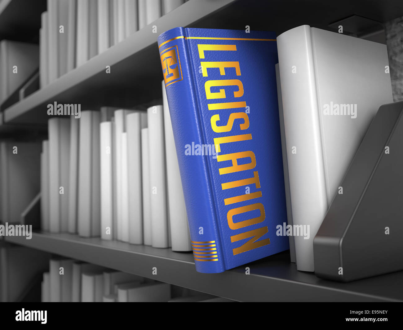 Legislation - Title of Blue Book Stock Photo - Alamy