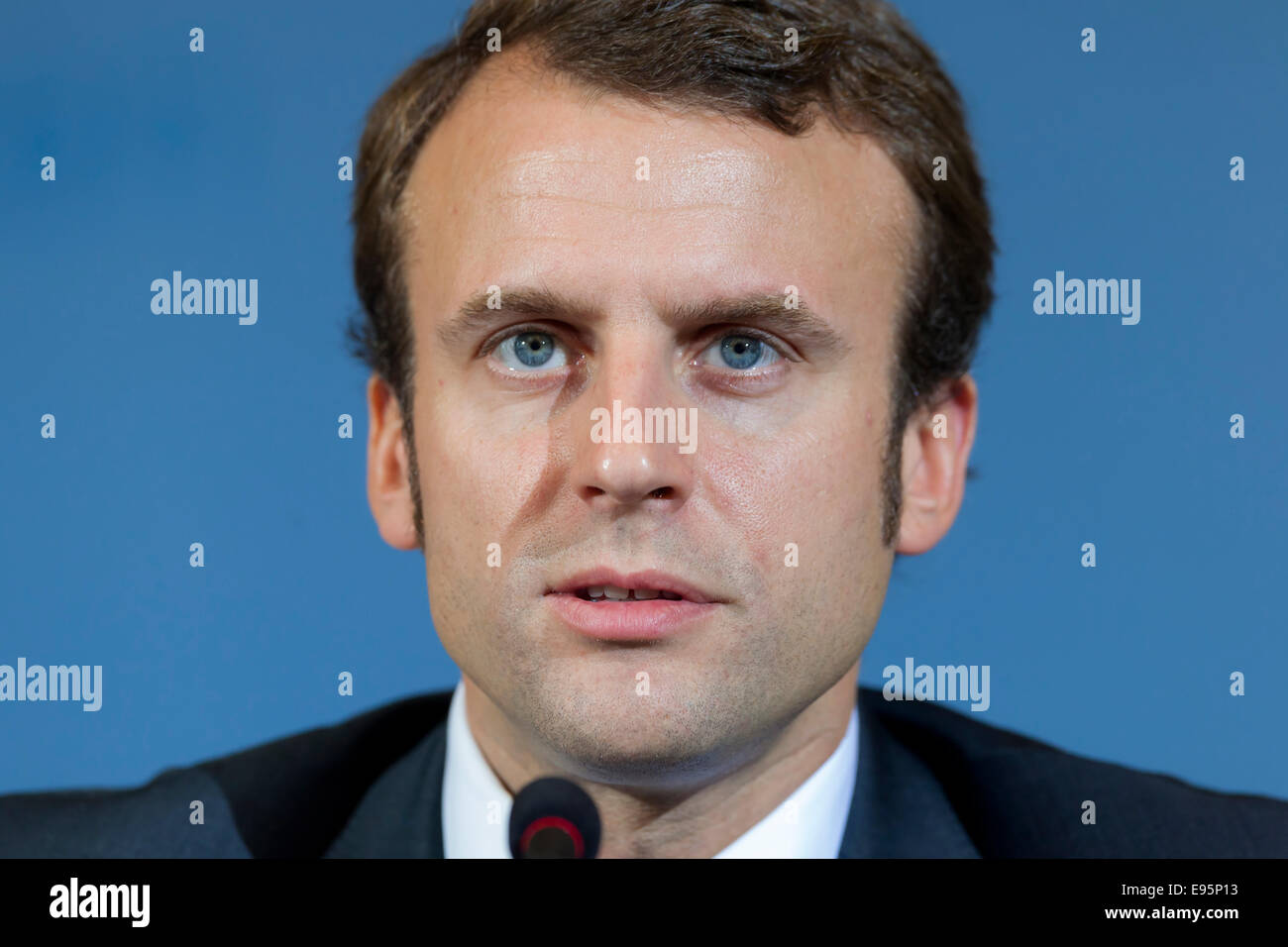 Berlin, Germany. 20th Oct, 2014. French Minister of Finance Sapin ...