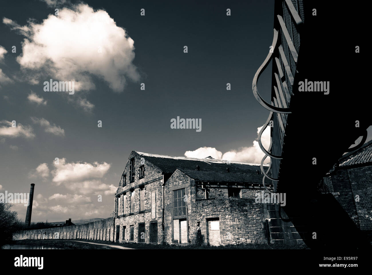 George Street Mill, Burnley Lancashire, UK Stock Photo - Alamy