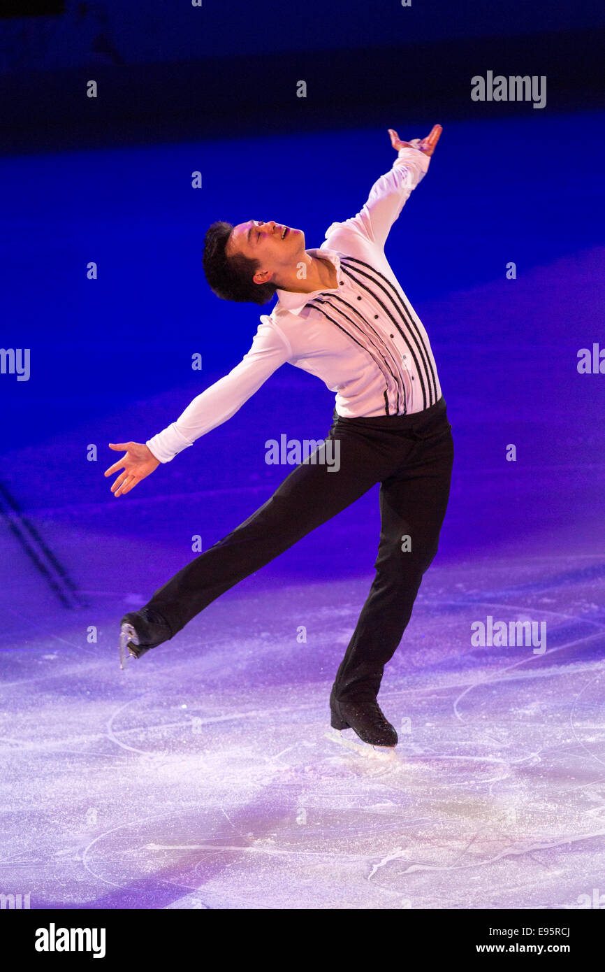Patrick Chan (CAN) performing in the Figure Skating Gala Exhibition at ...
